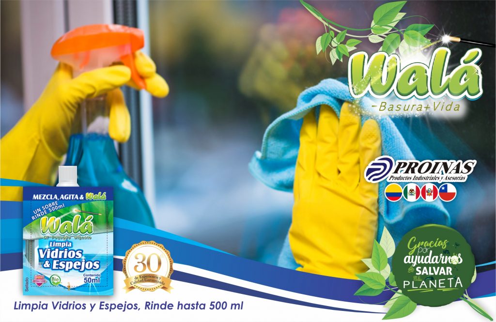 Limpia Vidrios Línea Walá – Proinas SAS